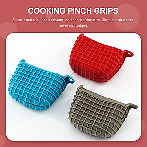 3pcs Silicone Thermal-Insulation Hand Clamp Mini Pot Holder