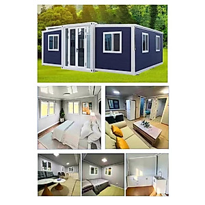 Modern Two Bedroom One Living Room One Bathroom Expandable Folding House Unique Design Manufactured with Steel-Factory Direct