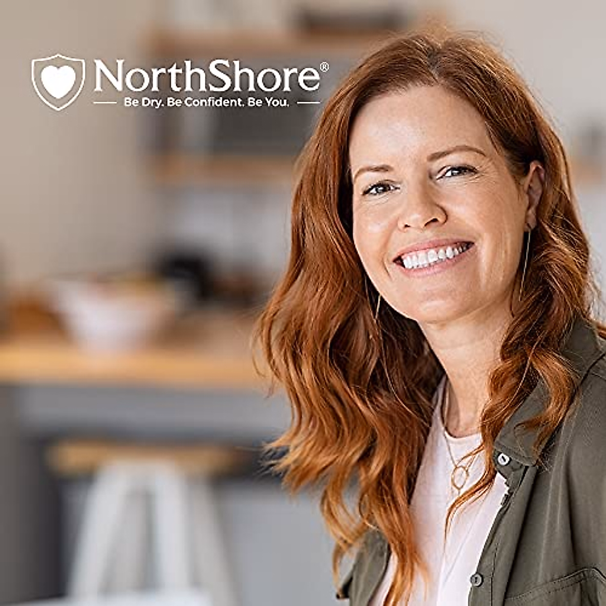 NorthShore EternaDry Booster Pads for Men and Women with Adhesive, Large, Pack/30