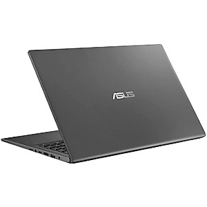 ASUS VivoBook 15 Thin and Light Laptop, 15.6” FHD, Intel Core i3-8145U CPU, 8GB RAM, 128GB SSD, Windows 10 in S Mode, F512FA-AB34, Slate Gray