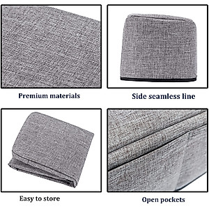 TRO&HOM Cover for Cricut Maker 3,Cricut Maker Dust Cover with Back Pockets for Tool Set Cricut Accessories, Pens,Compatible for Cicut Maker, Cicut Maker 3, Cicut Explorer 3 Dust Cover