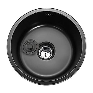NOYHHAV kitchen sink stainless steel with black kitchen faucet Bar sink undermount/drop in Single basin kitchen sink Mini sink (12.5'', Gold)