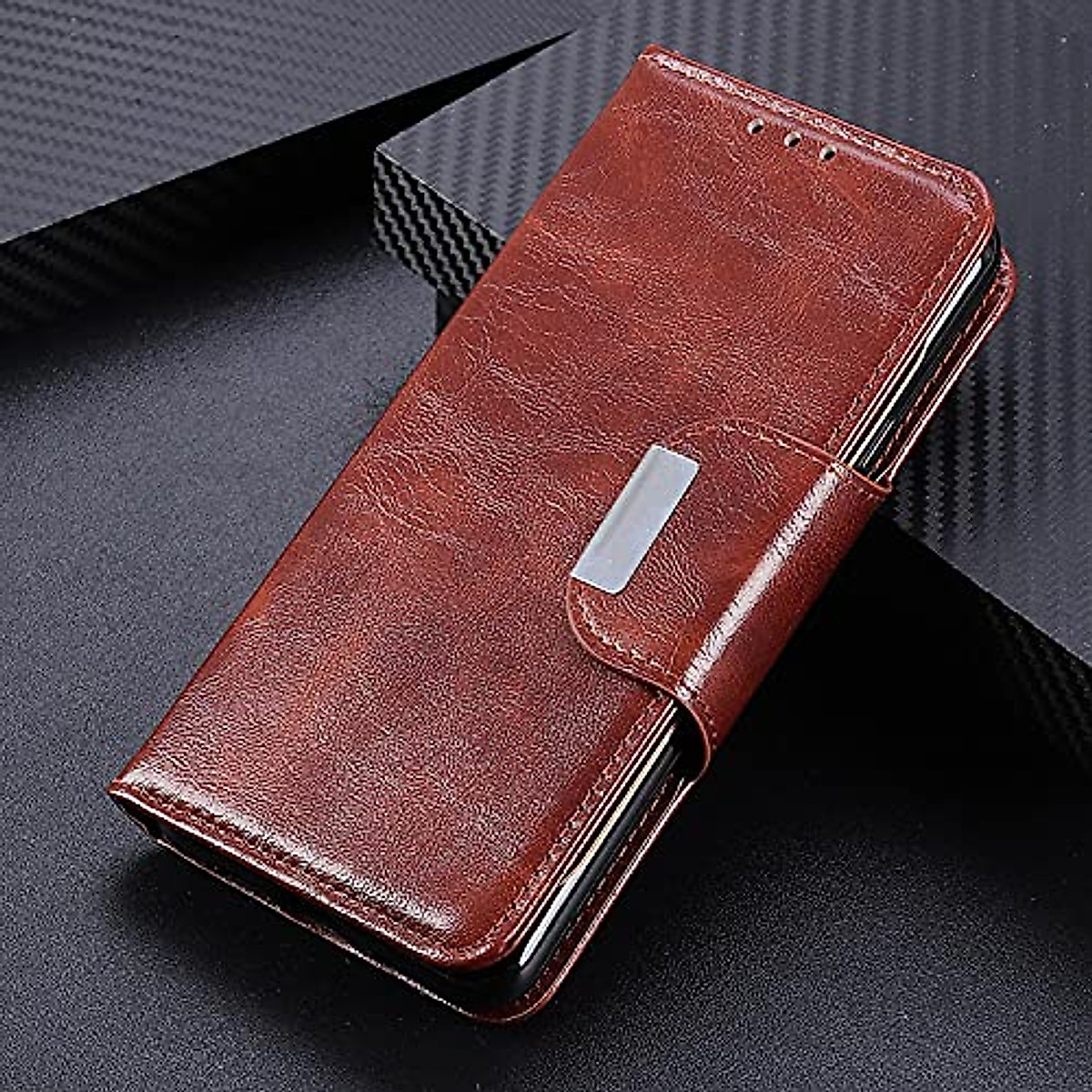 Wallet Case for Motorola ThinkPhone, [6 Card Slots] [Kickstand] PU Leather Flip Folio Cover for Motorola ThinkPhone, Brown