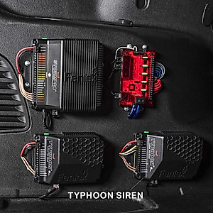 Feniex Typhoon Handheld 100 Watt Siren & Controller with Triton 100W Siren Speaker Bundle