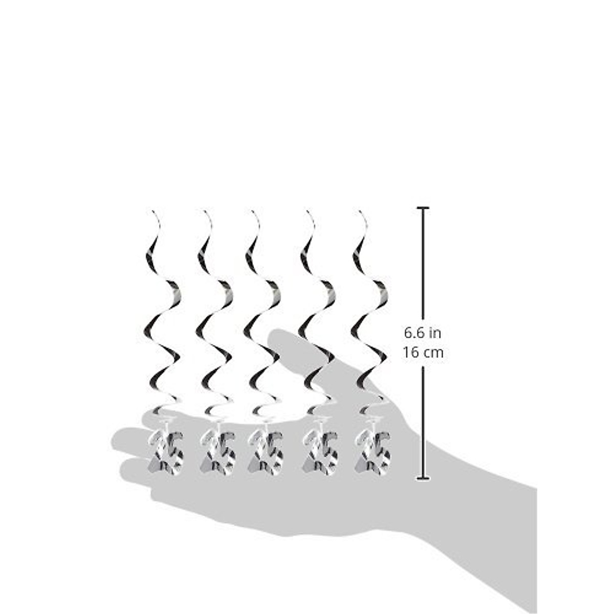 25th Anniversary Whirls (5/Pkg)