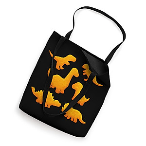 Funny Chicken Nugget Dino Art Dinosaur Chicken Nugget Lovers Tote Bag
