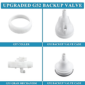 Funmit Upgraded G52 Backup Valve Replacement for Polaris Pool Cleaner Parts, Compatible with Automatic Pressure-Side Pool Cleaner VacSweep 280, 380, 180, 480, 3900