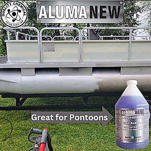 Aluminum Brightener/ Stain Remover / Cleaner & Restorer / Made in USA / Quality Chemical / 1 Gallon (128 FL Oz)