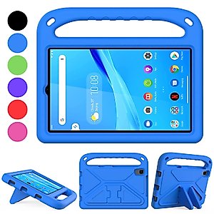 GOZOPO Kids Case for Lenovo Tab M8 Tablet 8", Lightweight Shockproof Handle Stand Case for Lenovo Tab M8 4th Gen/ M8 3rd Gen/ M8 2nd Gen/Smart Tab M8 HD -Blue
