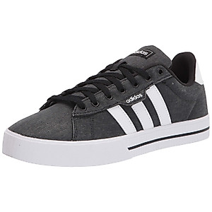adidas Men's Daily 3.0 Skate Shoe, Core Black/Cloud White/Core Black, 10