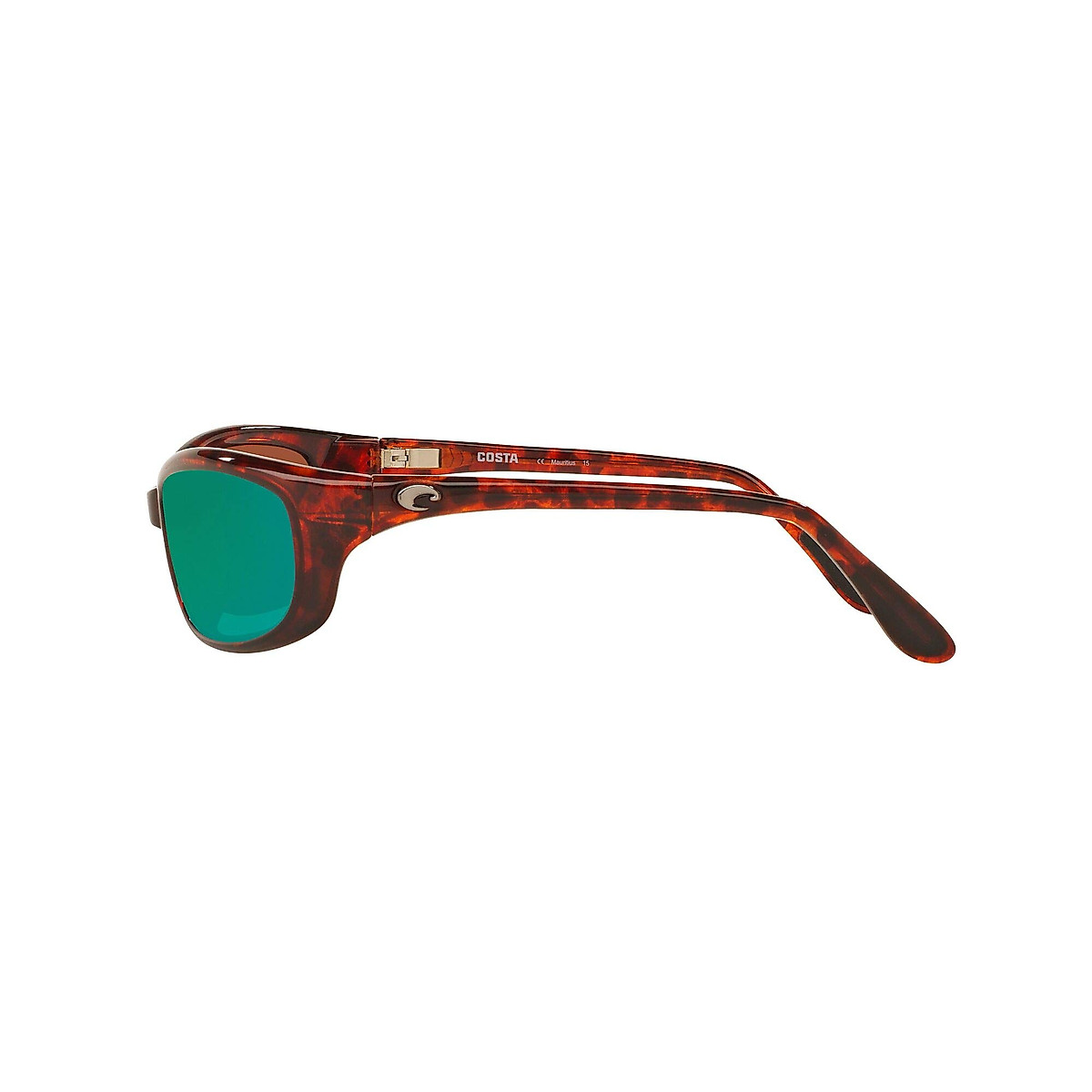Costa Del Mar Mens Harpoon Oval Sunglasses, Tortoise/Copper Green Mirrored Polarized-580P, 62 mm