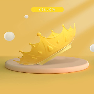Baby Shower Cap Waterproof Shampoo hat for Children Toddler Girls Boys Protect ears eyes.Adjustable Silicone Bathing Crown.