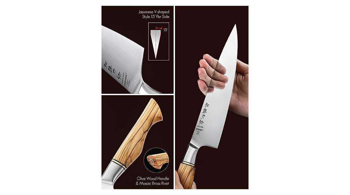 HEZHEN Swedish Steel Knife Set - Precision & Style