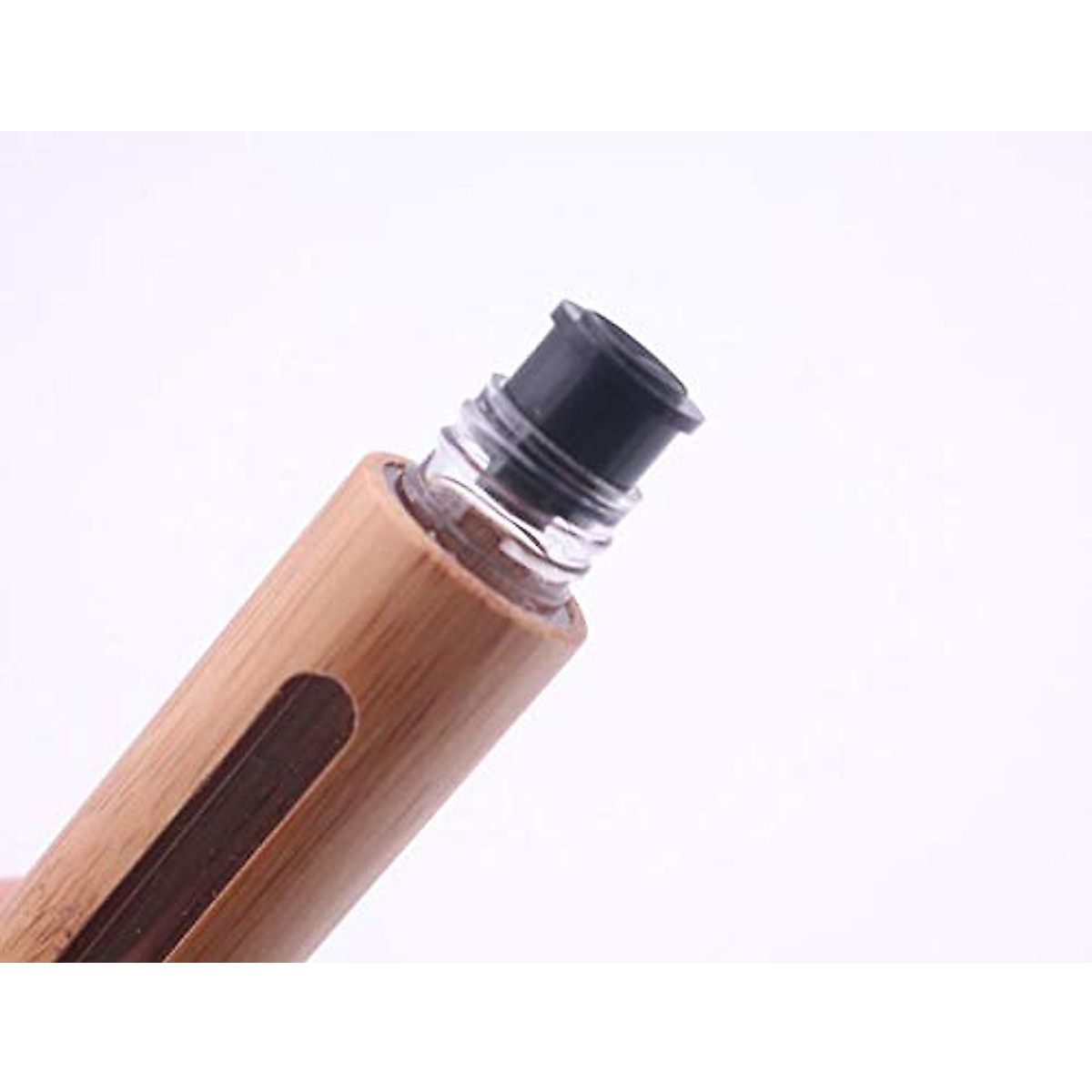 NATUWORLD 2Pcs 6ml Bamboo Mascara Tube Bottles Refillable Empty Eyelash Container Vials with Eyelash Wand and Plug for Castor Oil Eyelash Growth Oil DIY Mascara Travel Bottles Makeup Beauty Tools