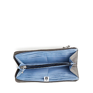 Baggallini Women's Zippered Wallet, Sterling Shimmer, One Size (ZAW548-B0865)