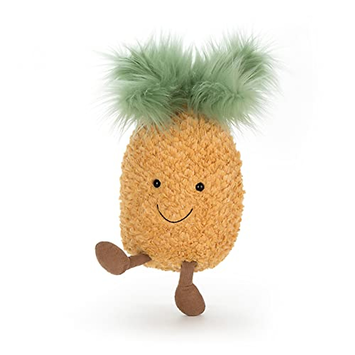 Jellycat Amuseables Pineapple Stuffed Toy, Medium 11 inches | Fruit Plush | Fun Gift Idea