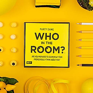 Hygge Games Who in The Room? Party Gamef Yellow