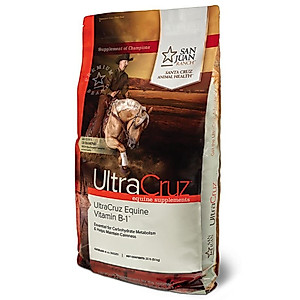 UltraCruz Equine Vitamin B-1 Supplement for Horses, 20 lb, Pellet (335 Day Supply)