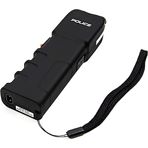 POLICE Stun Gun with LED Flashlight - 928 (Black)