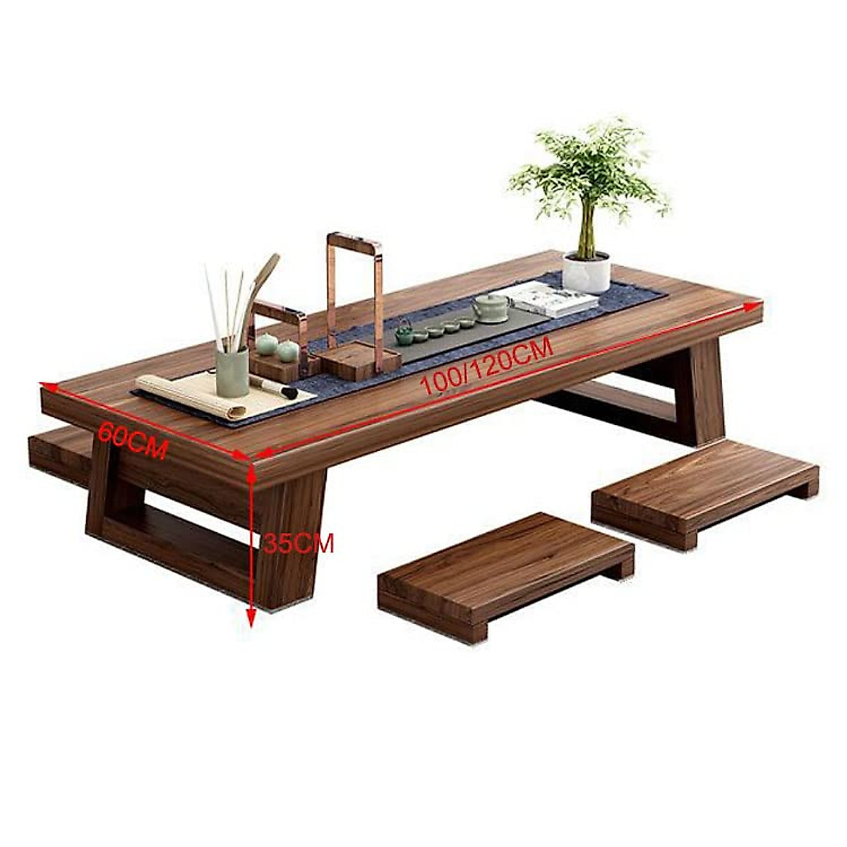 FMXYMC Japanese Tatami Table - Versatile Floor Furniture