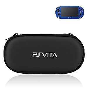 PS Vita Case, Carrying Case Compatible for PS Vita, Portable Travel Carrying Bag for PS Vita, and Whockproof Professional Vita Travel Pouch (Black)