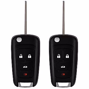 ECCPP key fob Keyless Entry Remote 10-17 Chevy for camaro for cruze for equinox for malibu for Buick for Regal for Encore for LaCrosse for GMC Terrain OHT01060512 5461A01060512-2pcs