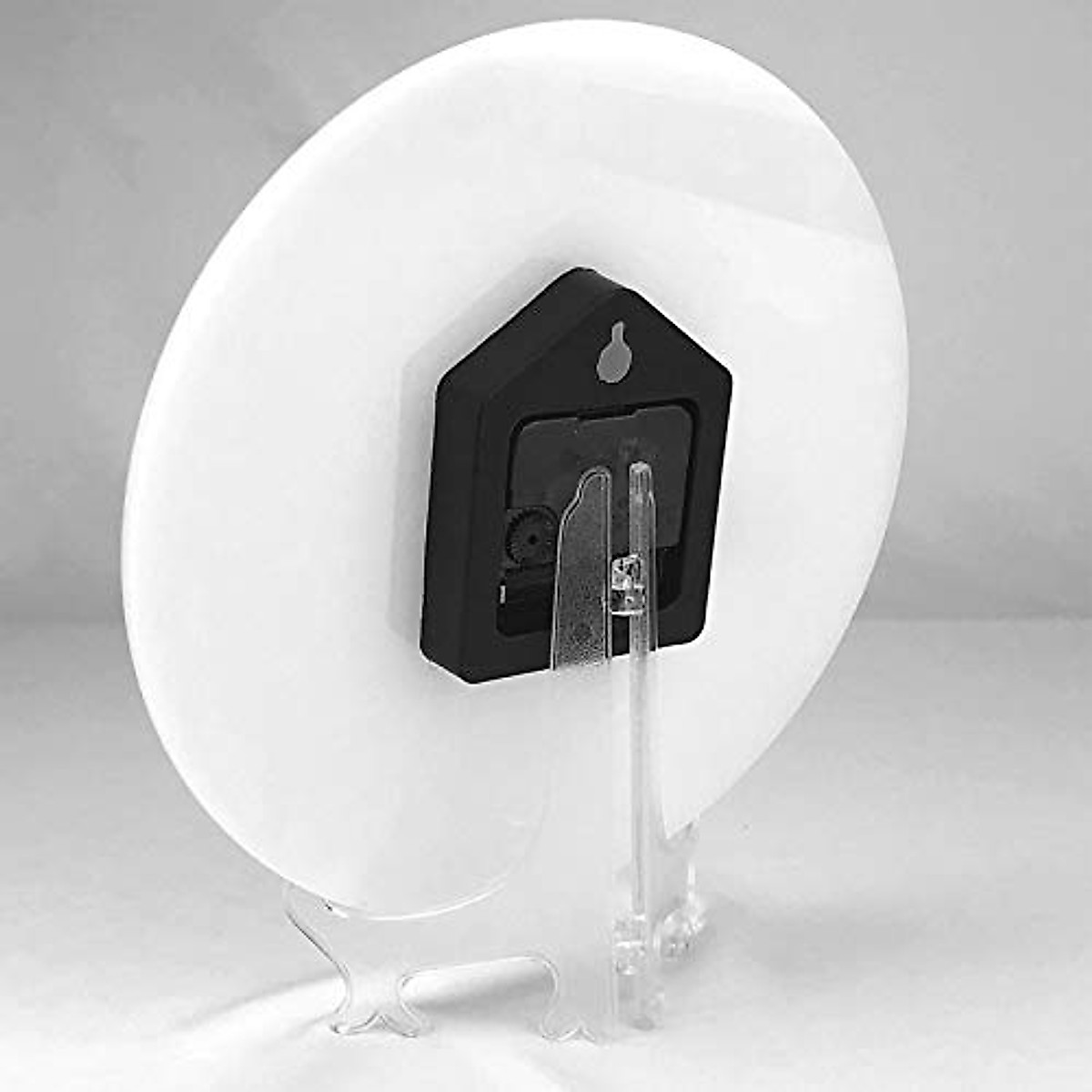 DADABULIU Wall Clock Spring Flower Rustic Country Silent Non-Ticking 10 Inch Round Clocks PVC Battery Operated Quartz Analog for Living Room Kitchen Bedroom Bathroom Office Home School Decor