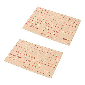 SOLUSTRE Laptop Stickers Laptop Stickers 6 Sheets Keyboard Keyboard Letter Stickers Purple Stickers Keyboard Letters Stickers Letters Stickers English Computer Stickers Computer Stickers