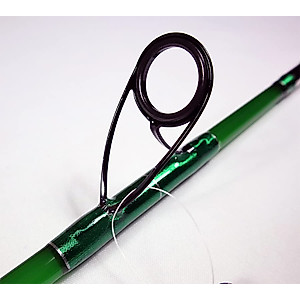 HAMOUR Fishing Rod 8'10" Medium Power Fast Action Solid Fiberglass 2 Section