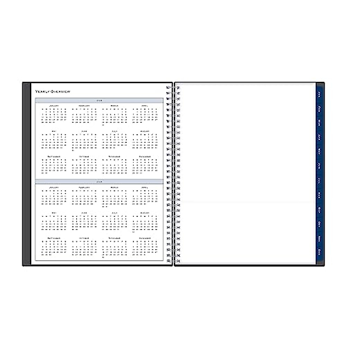 Blue Sky 2024 Weekly and Monthly Appointment Book and Planner, 8.5" x 11", Flexible Cover, Wirebound, Passages (100009-24)