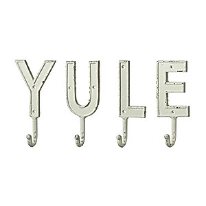 MIDWEST-CBK Monogram Letter Y Single Wall Hook Painted Cast Iron 7.5 Inch