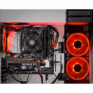 Skytech Shiva Gaming PC Desktop - AMD Ryzen 5 5600X 3.7GHz, RTX 3060 Ti 8GB GDDR6, 16GB DDR4 3200, 1TB SSD, 600W Gold PSU, AC WiFi, Windows 11 Home 64-bit