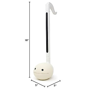 Otamatone "Deluxe [Japanese Edition] Electronic Musical Instrument Synthesizer from Japan by Cube/Maywa Denki, White
