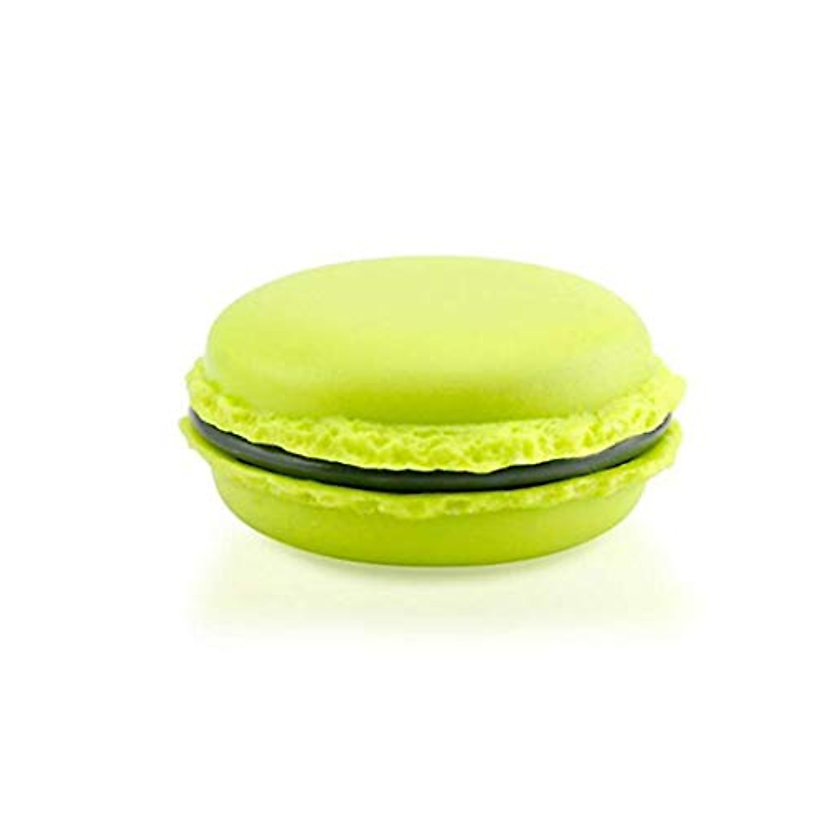 Amberetech Cute 3.5mm in Ear Earphones Earbuds Headset with Macaron Earphone Organizer Box Case for iPhone,for Samsung,for Mp3 iPod Pc Music (Green)