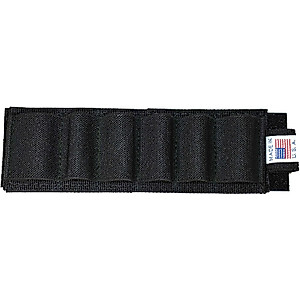 Trinity Shell Holder Compatible with Benelli M4 12 Gauge Pump Shells Carrier Hunting Accessory Holder Tactical Shell Pouch Ammo Shell Round slug Carrier Reload Adapter Target. Black