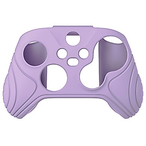 eXtremeRate PlayVital Samurai Edition Mauve Purple Anti-slip Controller Grip Silicone Skin for Xbox Core Controller, Ergonomic Protective Case Cover for Xbox Series S/X Controller w/Thumb Grips