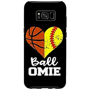 Galaxy S8+ Ball Omie Heart Funny Softball Basketball Omie Case