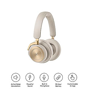 Bang & Olufsen Beoplay HX – Comfortable Wireless ANC Over-Ear Headphones - Gold Tone