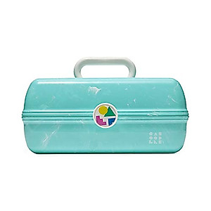 Caboodles On-The-Go Girl Retro Case, Turquoise Marble