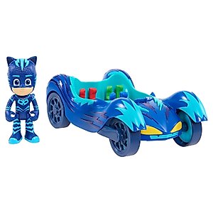 PJ Masks Vehicle, Cat-Car & Catboy Figure, Kids Toys for Ages 3 Up by Just Play