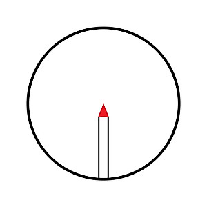 Trijicon TR24R AccuPoint 1-4x24mm Riflescope, 30mm Main Tube with BAC, Red Triangle Post Reticle, Matte Black