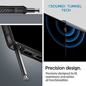 Spigen Rugged Armor Designed for Galaxy S23 Ultra Case (2023) - Matte Black