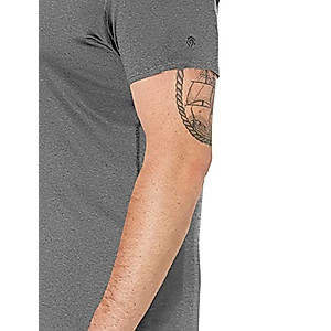 C9 Champion mens Short Sleeve Tech Tee T Shirt, Ebony Heather, Large US
