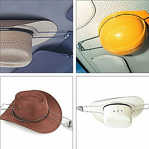 VOSAREA 2pcs Car Mounted Hat Racks Hat Holder Auto Car Hat Hanging Rack Holder Hat Organizer Stand for Truck Car Accessories