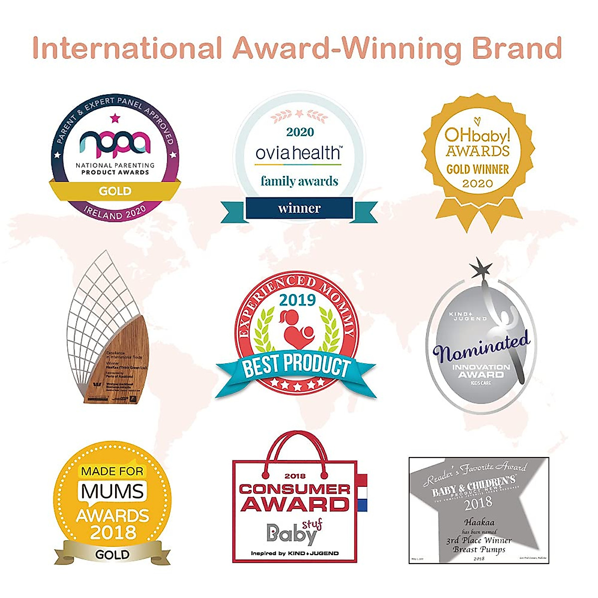 haakaa Manual Breast Pump Petal Silicone Breast Pump with Flower Stopper & Silicone Strap Breastfeeding Essentials Set (7oz/200ml, New Version)