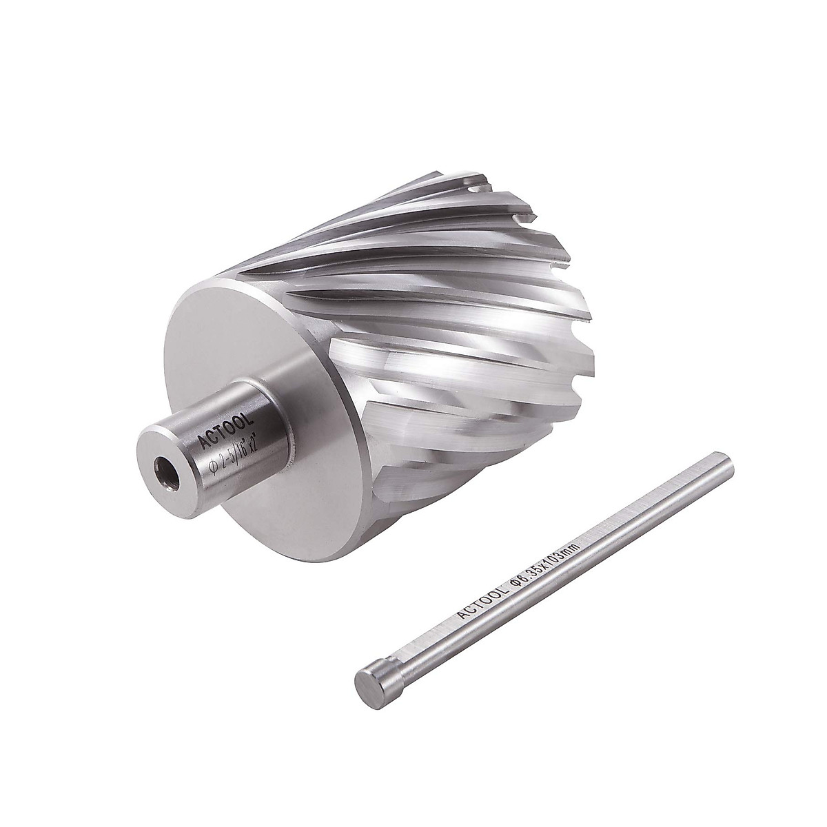 ACTOOL 2-5/16" Diameter × 2" Depth of Cut HSS ANNULAR Cutter with 3/4'' Weldon Shank