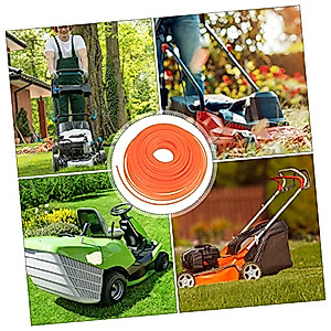 HANABASS Mowing line Grass Trimmer Wire Mower Accessories Brush Cutter line Trimmer line for Mower Garden Trimmer line Cordless Weed Wacker Brush Cutter Trimmer line Steel Wire Jagged
