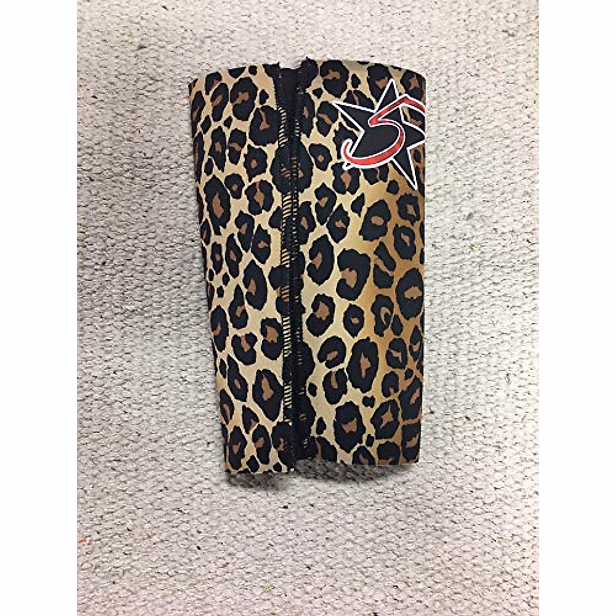 5 Star Equine Products Cheetah Pattern Size Small/Medium Barrel Racing Shin Guards