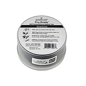 Proxicast Pro-Grade Extra Strong 30mil Weatherproof Self-Fusing Silicone Rubber Sealing Tape For Outdoor Antenna Coax & Electrical Cables, Hose/Pipe Leaks & Emergency Repairs (1.5" x 15' roll) - Black