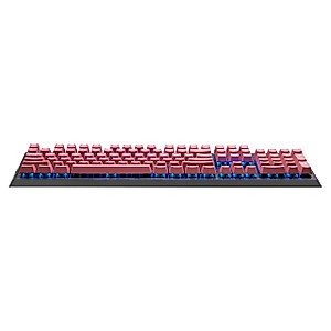 Cooler Master PBT Doubleshot Backlit Keycap Upgrade Set Sakura Pink for Mechanical Keyboards, Compatible with Standard US 104 Layout Keyboards (KC-NPDMF1-US)